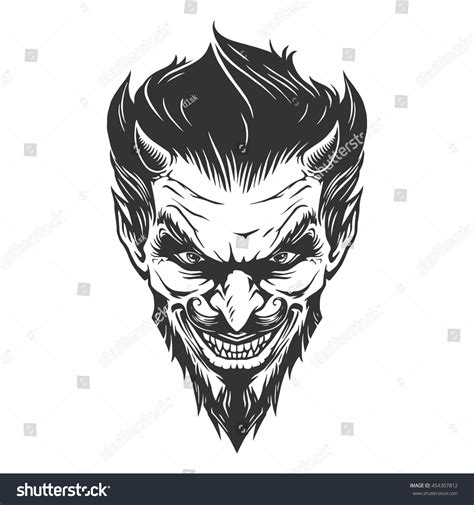 Devil Head Illustration 454307812 Shutterstock