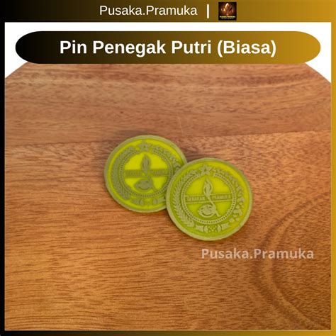 Jual Emblem Pin Topi Pramuka Putra Putri Siaga Penggalang Dan Penegak