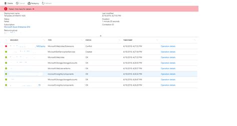 Azure Resource Manager Arm Deployment Of Functions Bot With Msdeploy Fails Most Of The Times