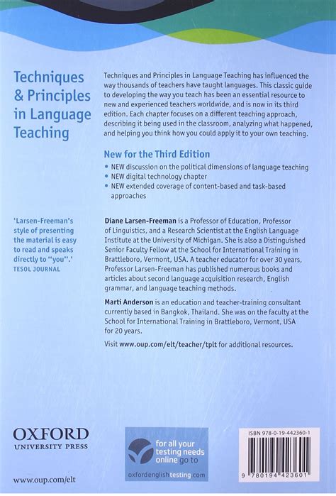 خرید Techniques And Principles In Language Teaching 3rd Edition پارسا