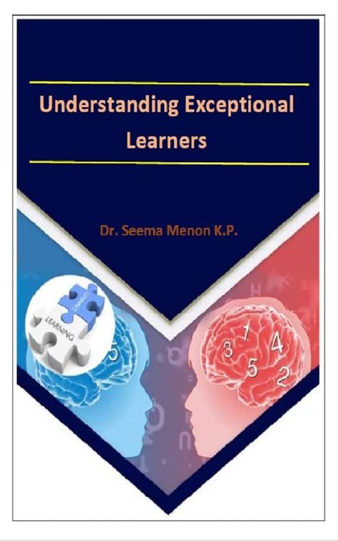 Understanding Exceptional Learners Ebook Menon K P Dr Seema