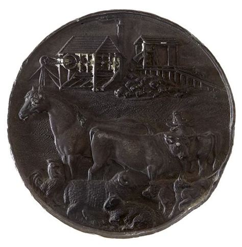 Medal Towers Pastoral Agricultural And Mining Association Bronze Prize