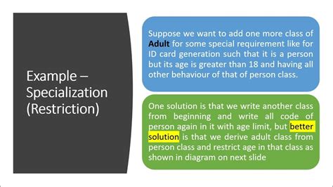Oop Lecture 8 4 Specialization Youtube