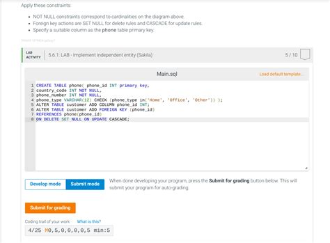 Solved 56 Lab Implement Independent Entity Sakila