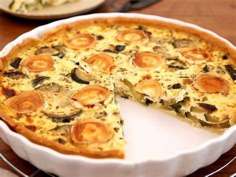Quiche Aux Courgettes Et Au Chèvre Recette De Quiche Aux Courgettes