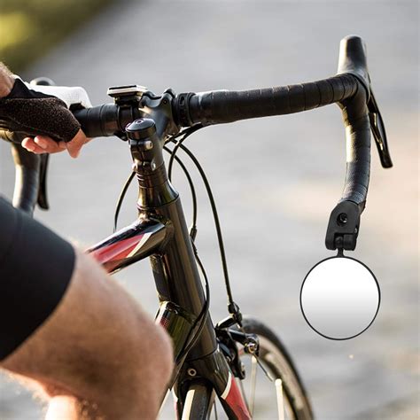 Set 2 Oglinzi Pentru Bicicleta Plasticacril Negru Emagro