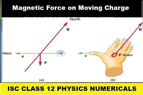 Magnetic Force On Moving Charge Numerical Class 12 Nootan Isc Physics Solution Icsehelp