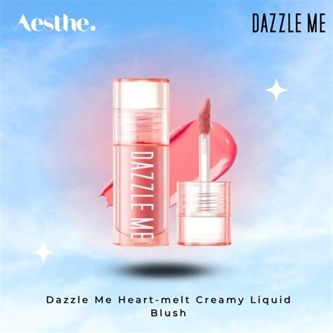 Jual Dazzle Me Heart Melt Creamy Liquid Blush Shopee Indonesia