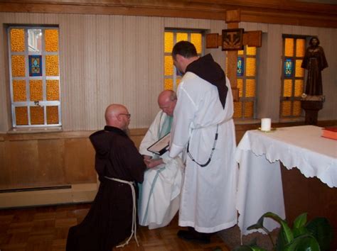 Br Barnabas Eichor Renews His Vows Capuchins