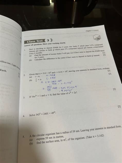Sec 3 Express Math Workbook Hobbies And Toys Books And Magazines Assessment Books On Carousell