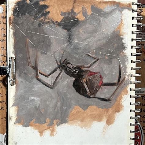 Some Bug Paintings Ive Done Recently Ft Spider Painting Rentomology