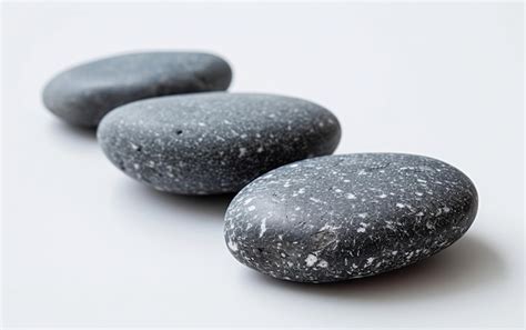 Premium Photo Embracing Luxury With Spa Massage Stones On White