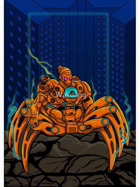 Mecha Spider Sticker For Sale By Wakdang Redbubble