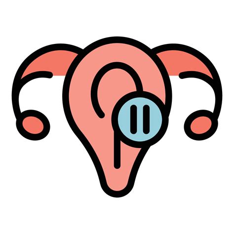 Menopause Ovary Icon Vector Flat 27150064 Vector Art At Vecteezy