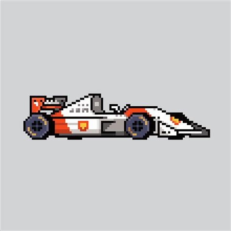 Pixel Art Illustration F1 Car Pixelated Race F1 Car F1 Car Race