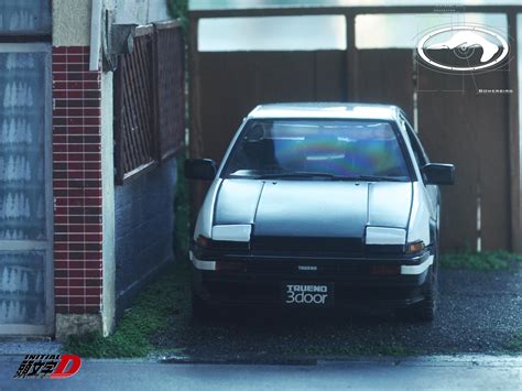 Bowerbird Garage Diorama Initial D Fujiwara Tofu Shop 藤原とうふ店 Diorama TF