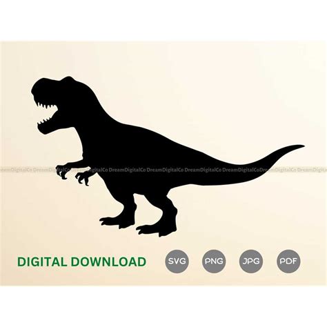 Tyrannosaurus Rex Svg T Rex Dinosaur Svg T Rex Svg Dinosau Inspire