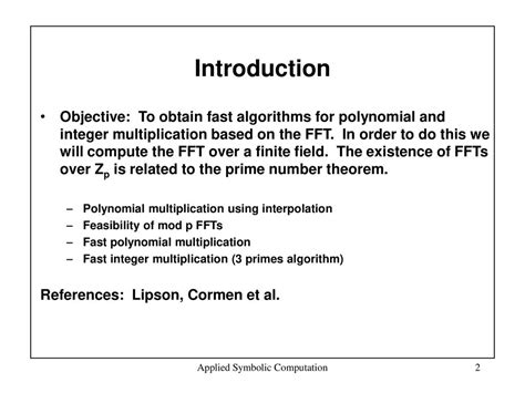 Applied Symbolic Computation Ppt Download