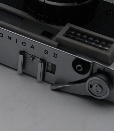 Hot Shoe Design Of A Konica Lens Shutter Rangefinder Camera Vintage