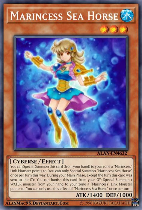Marincess Seahorse By Alanmac95 Yugioh Cards Yugioh Collection