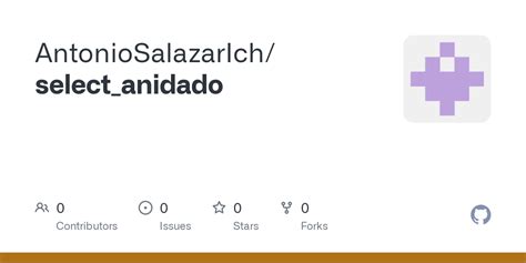 Github Antoniosalazarich Select Anidado