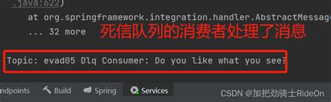 Springboot整合springcloudstream31版本的kafka死信队列 Csdn博客