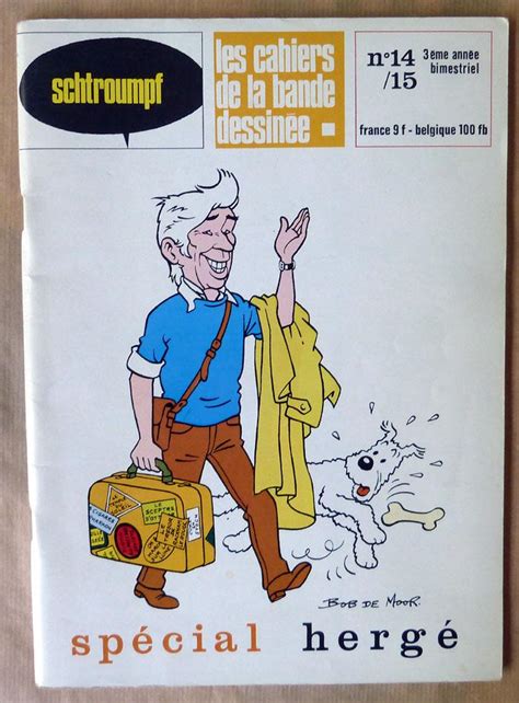 Schtroumpf Les Cahiers de La Bande Dessinée N14 15 Spécial Hergé