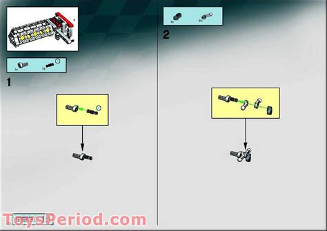 Lego 8674 Ferrari F1 Racer 18 Instructions And Parts List