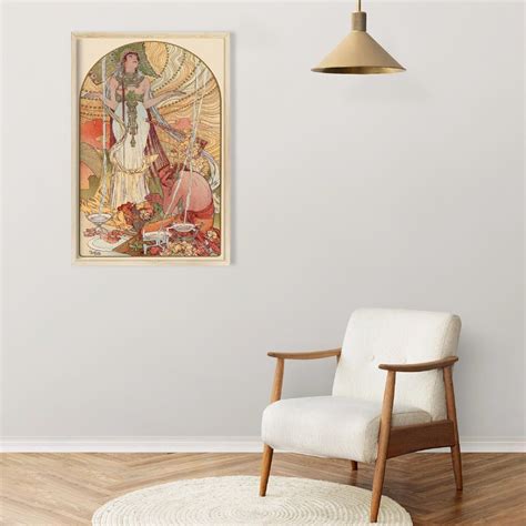 Alphonse Mucha Incantation Art Nouveau Print Vintage Home Decor Etsy