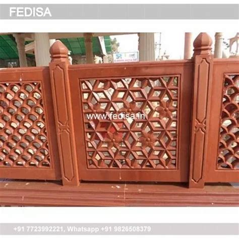 Cement Railing Jali Sustainable House Designs Pooja Room Door Design