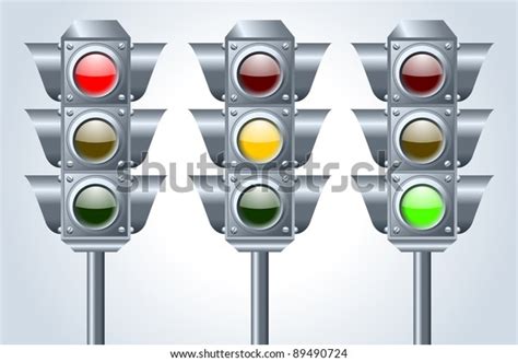 Semaphore Traffic Lights Stock Vector Royalty Free Shutterstock