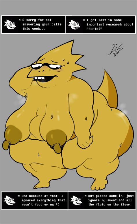 Post Alphys Dickergazer Undertale