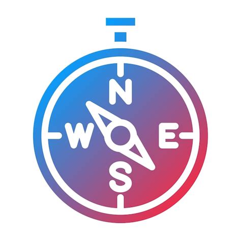 Premium Vector Compass Icon Style