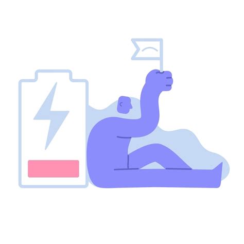 Premium Vector Flat Modern Character Professional Burnout Syndrome