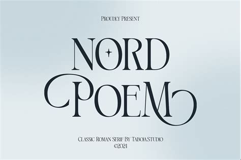 Nord Poem Fuente Descarga Gratuita Para Web