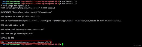 使用dockerfile创建nginx镜像，并详解分层 51cto博客 dockerfile nginx