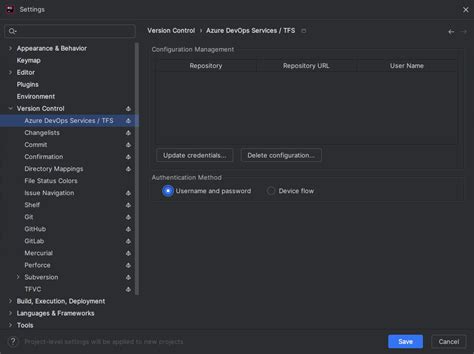 Cant Integrate Rider With Azure Devops And Tfs Rider Support Jetbrains