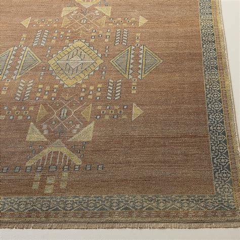 Aronne Hand Knotted Mauve New Zealand Wool Rug Swatch 12x12 Reviews