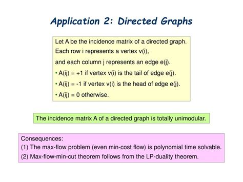 Ppt Totally Unimodular Matrices Powerpoint Presentation Free