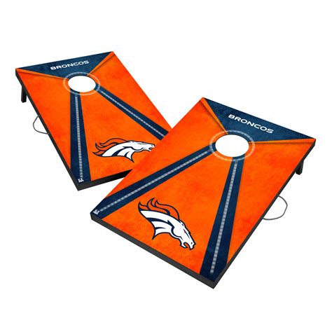 Denver Broncos Led 2x3 Cornhole Victory Tailgate