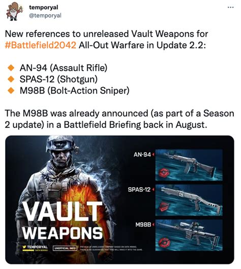 Temporyal New Vault Weapons For Aow In Update 22 Rlowsodium2042