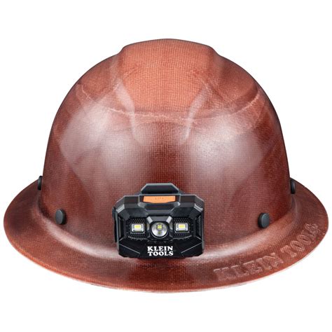 Hard Hat Konstruct Series Full Brim Class G Rechargeable Headlamp 60447 Klein Tools