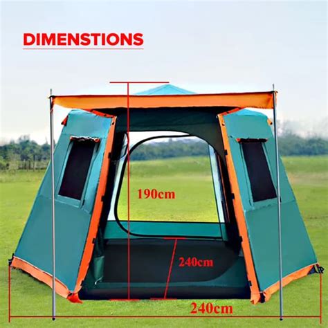 Order Tobys Tobys 091 Big Green Pop Up Tent 3 8 Person Beach Tent Sun