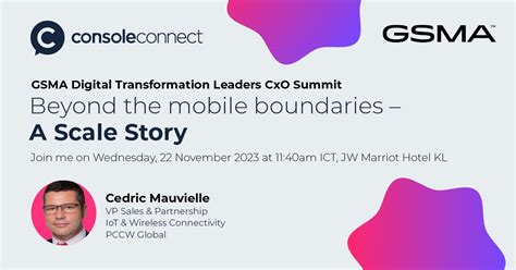 console connect on linkedin consoleconnect gsma cxosummit