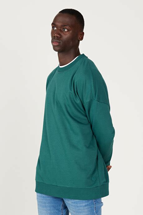 Altınyıldız Classics Oversize Bol Kesim 3 İplik Bisiklet Yaka Pamuklu
