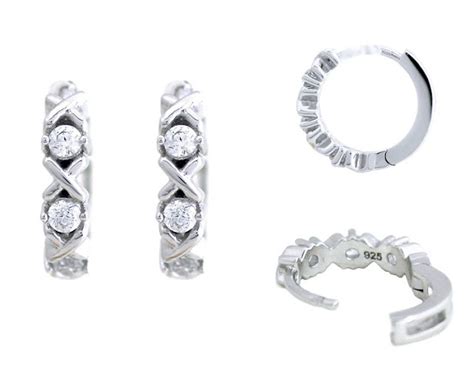 Sterling Silver Hoop Earrings Make A Great Gift