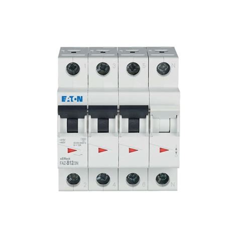 Faz B12 3n 278946 Eaton Electric Disjoncteur Miniature Mc