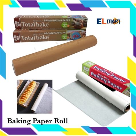 Jual Baking Paper Roll Anti Lengket Kertas Alas Loyang Roti Panggang