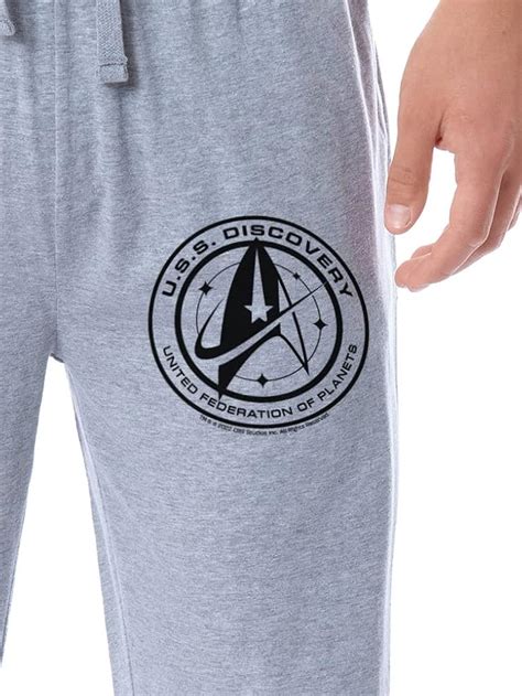 Star Trek Mens Starfleet Discovery Sleep Jogger Pajama