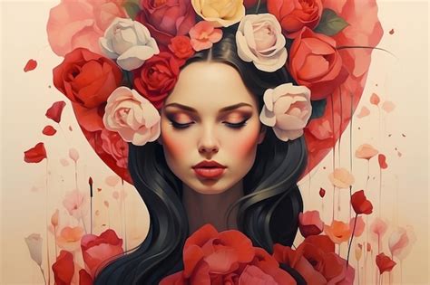 Premium Ai Image Stunning Girl Art Prints Ai Generated